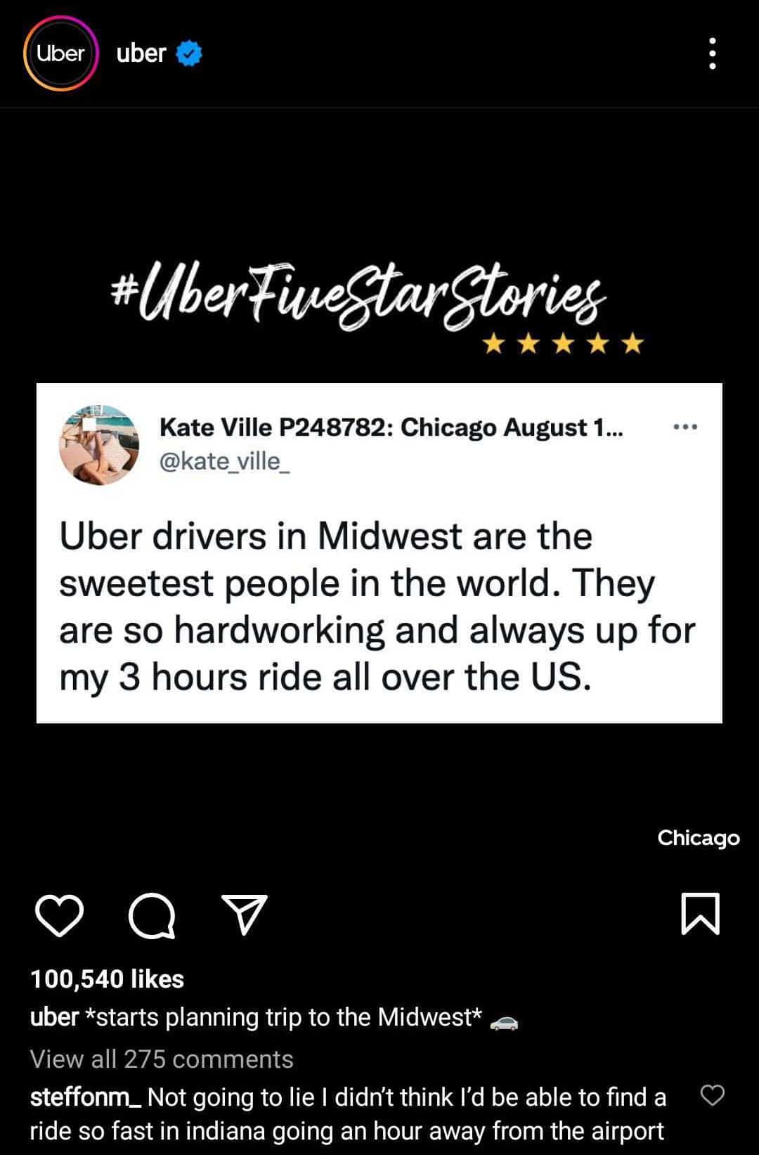 Uber five star stories – Clepher