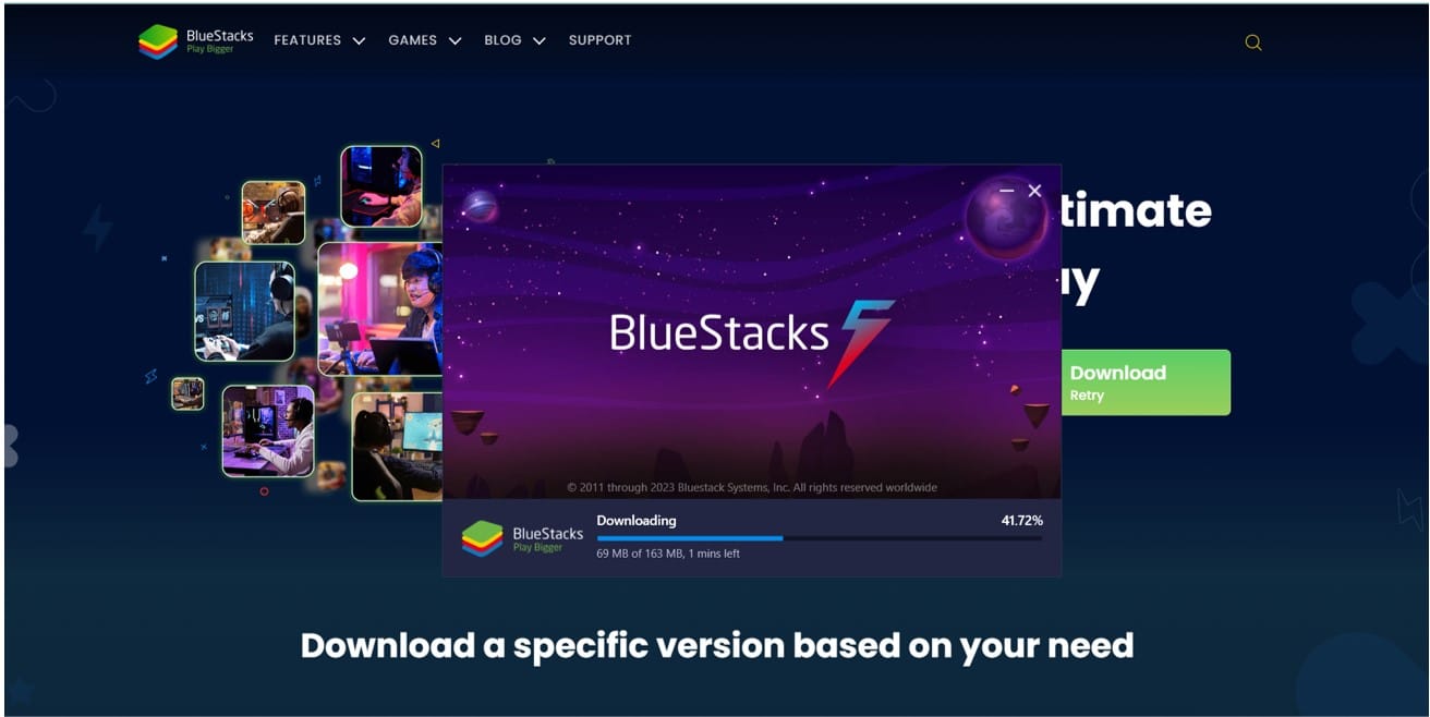 BlueStacks Downloading – Clepher
